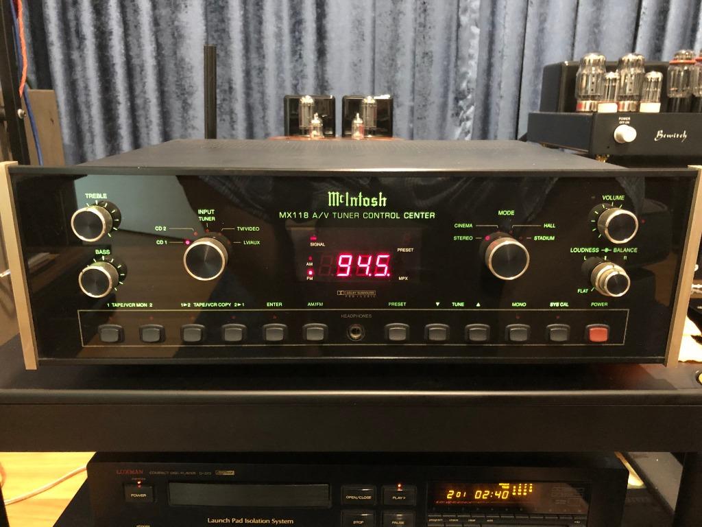 Mcintosh MX118 Pre-amplifier control center with Tuner function, Audio ...