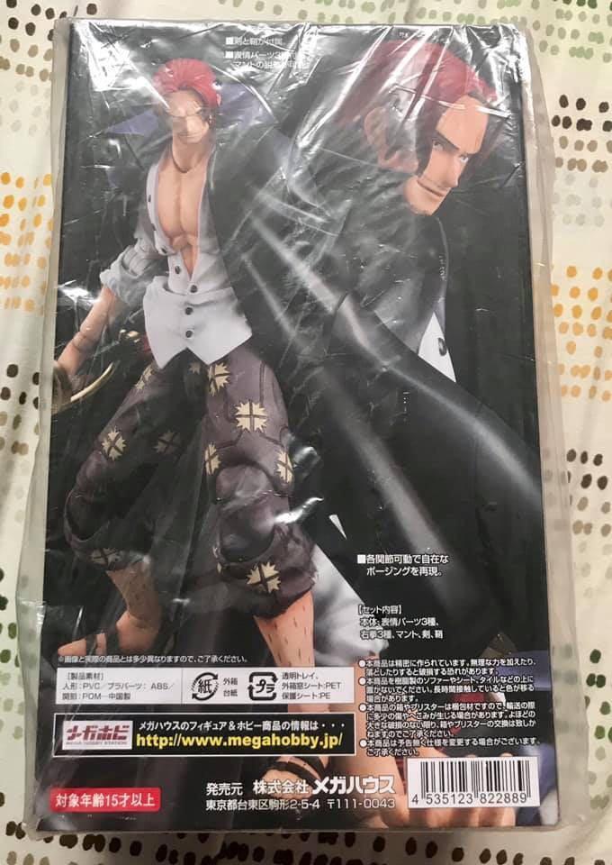 Megahouse One Piece : Red-Haired Shanks Variable Action Heroes Figures ...