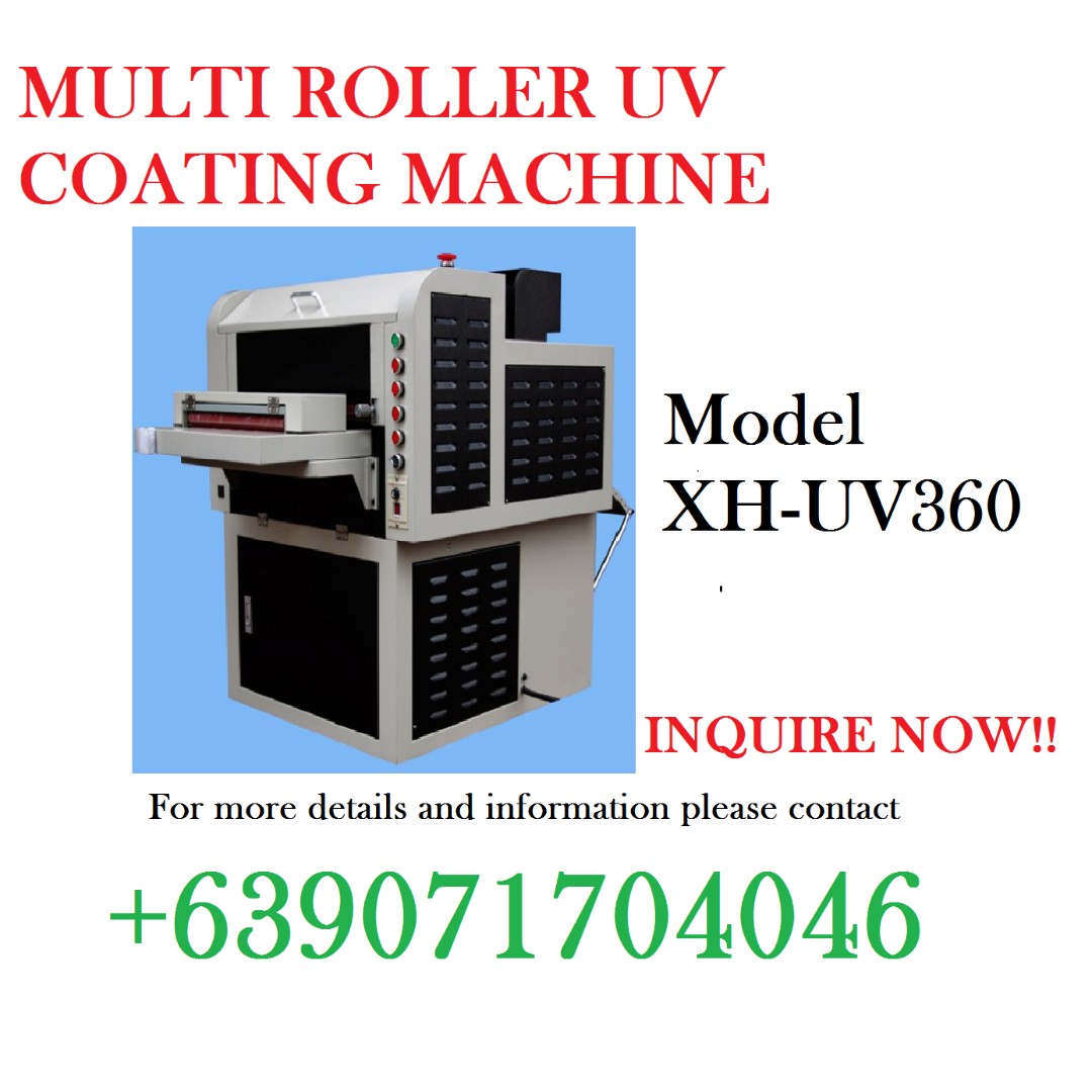 MULTI ROLLER UV COATING MACHINE, Everything Else, Others on Carousell