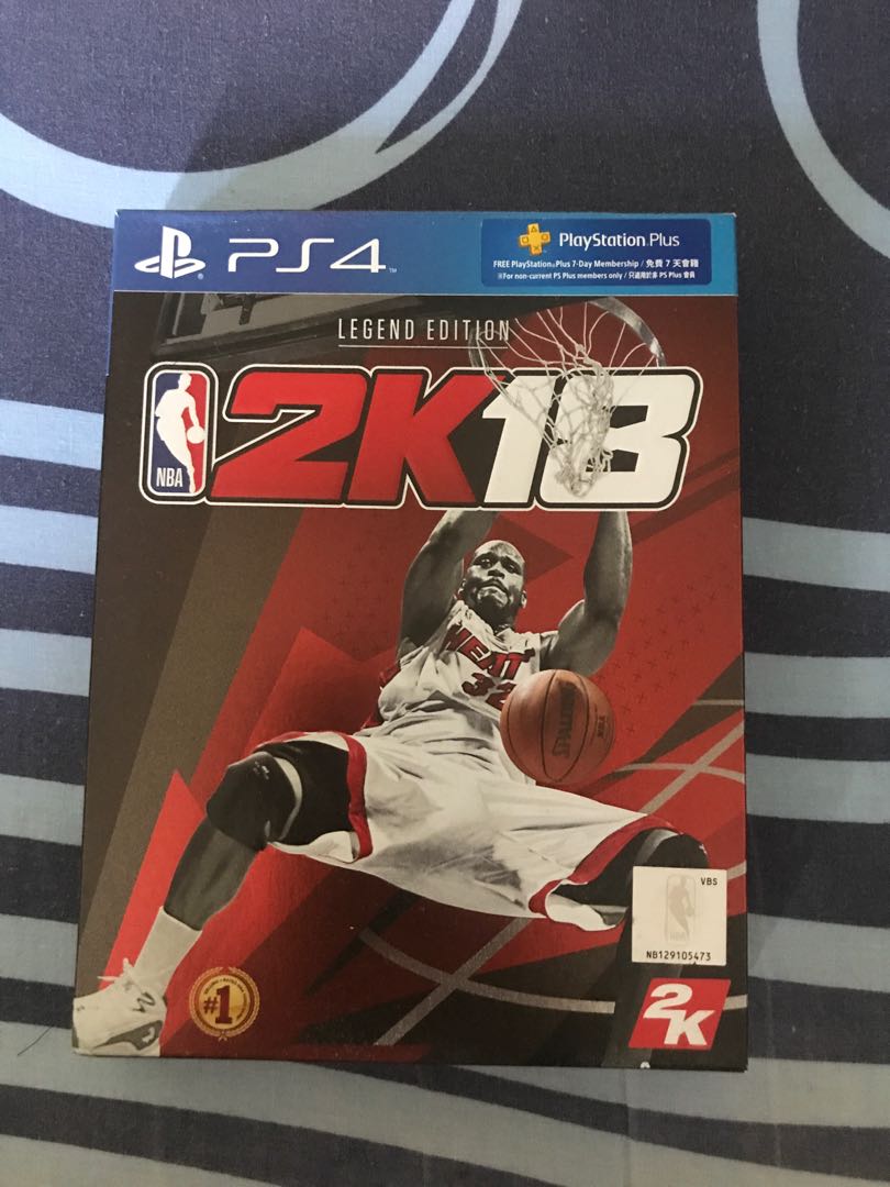 NBA 2K18 PS4 game Shaq Legend Edition, Video Gaming, Video Games ...