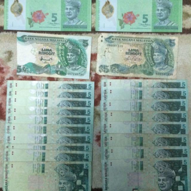 Old notes.. Duit lama Rm1 Rm2 Rm5 Rm10, Hobbies & Toys, Collectibles ...
