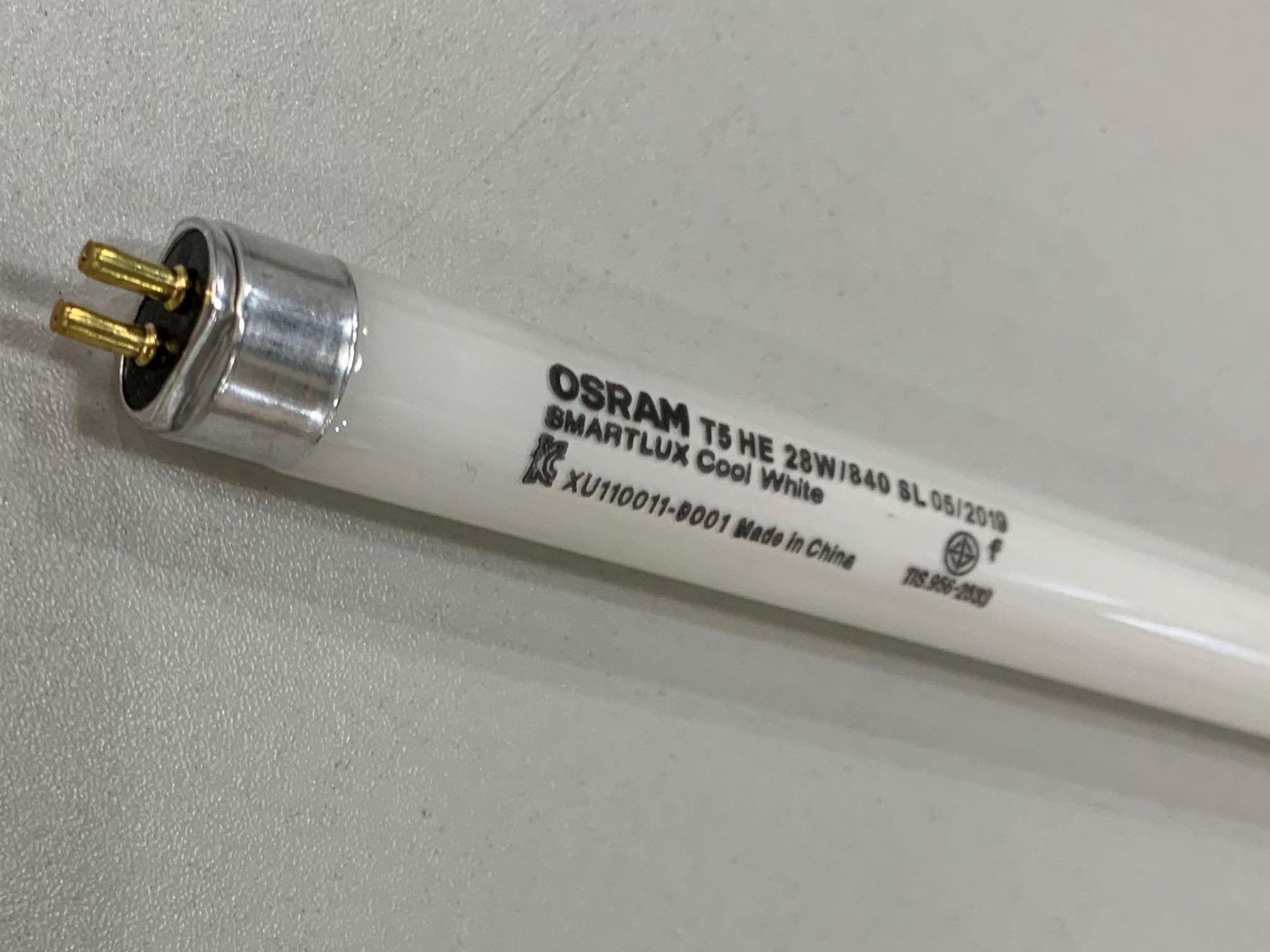 OSRAM T5 28W 光管, 傢俬＆家居, 燈飾及風扇, 燈飾 - Carousell