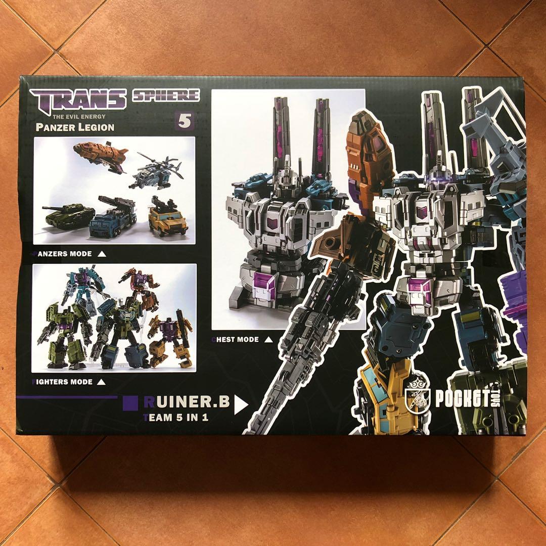Transformers Pocket Toys - PT05 PT-05 Bruticus (aka KO Iron Factory War ...