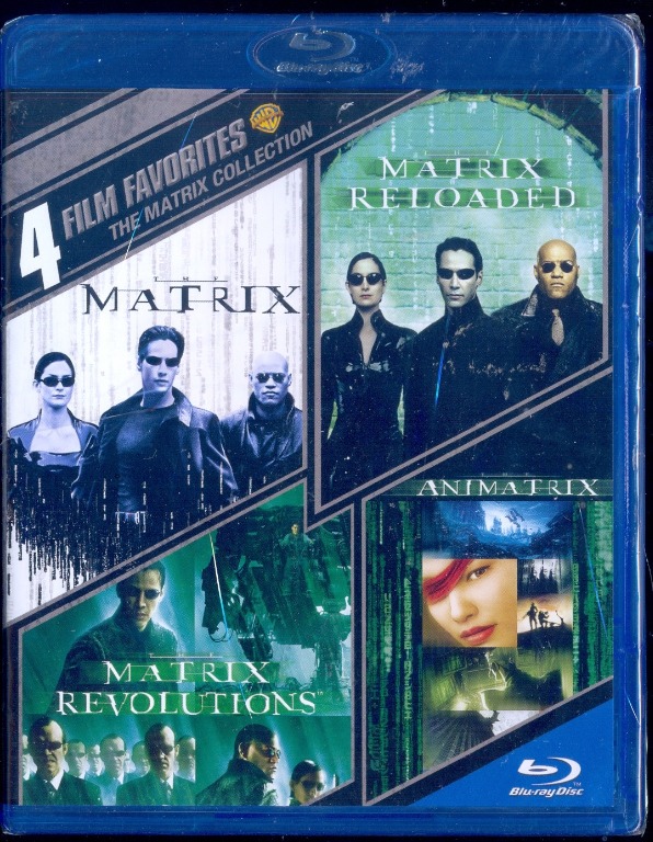The Matrix 4-Movie Collection [ Blu-Ray ], Hobbies & Toys, Music ...