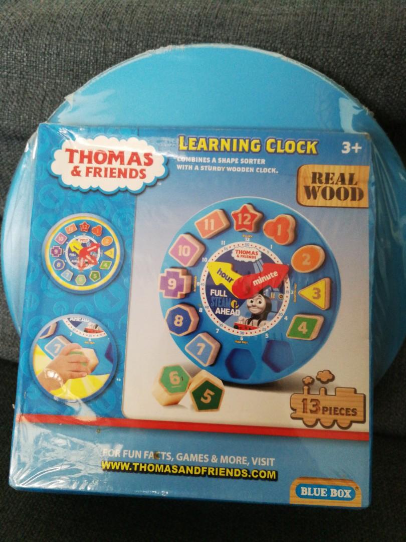 Thomas & friends learning clock, Hobbies & Toys, Toys & Games on Carousell
