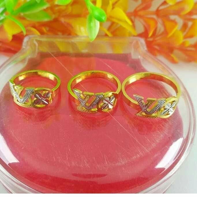 Ukiran emas sadur cop 916, Women's Fashion, Jewelry & Organisers ...