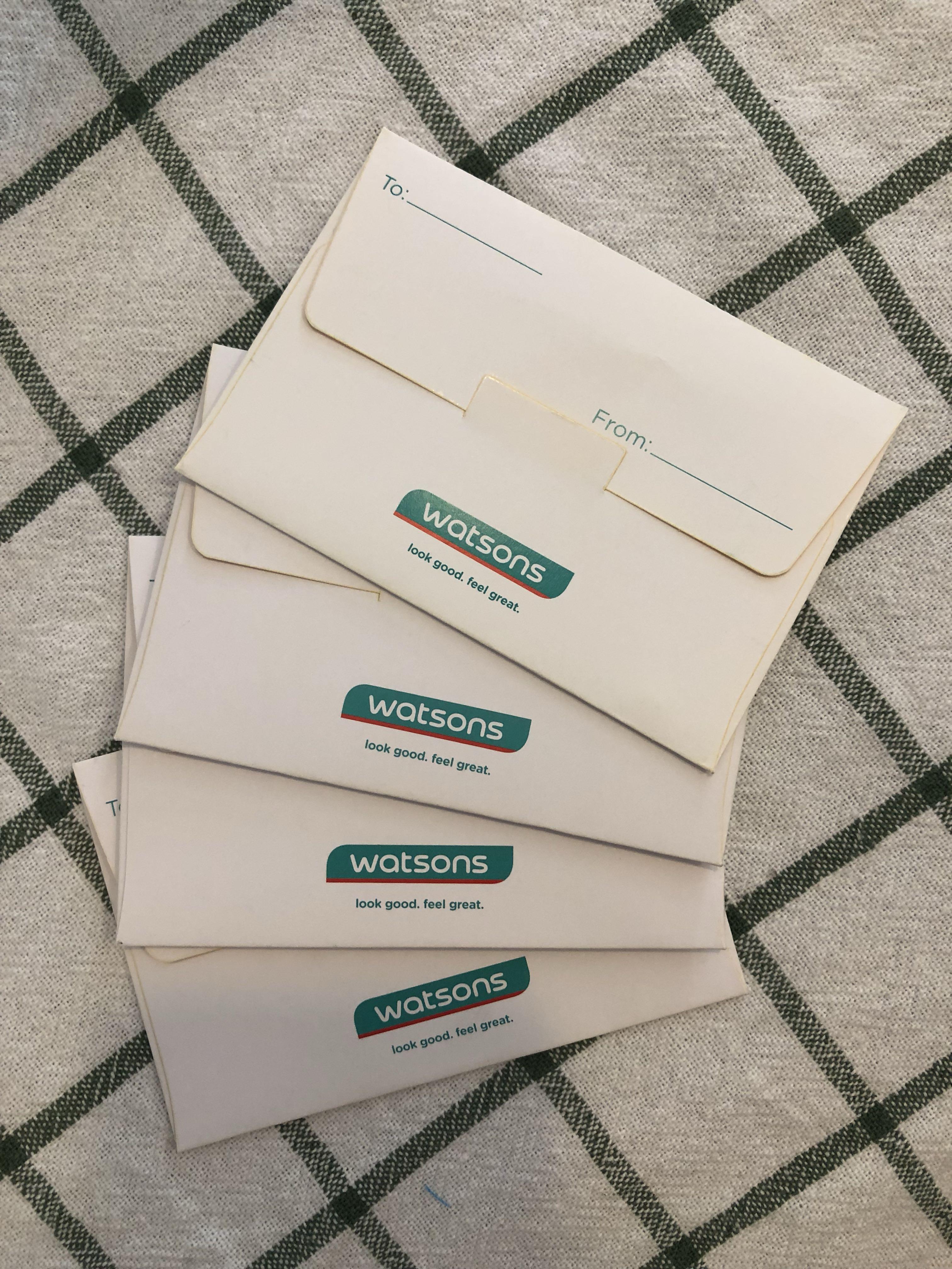 WATSONS gift card $100, Tickets & Vouchers, Vouchers on Carousell