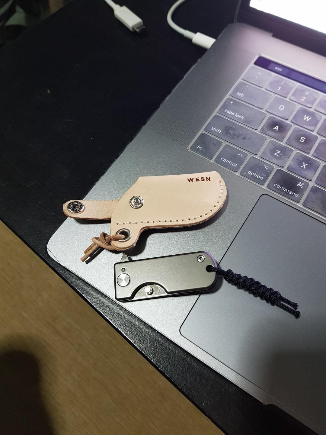 WESN Microblade with Leather Sheath, Furniture & Home Living, Home ...