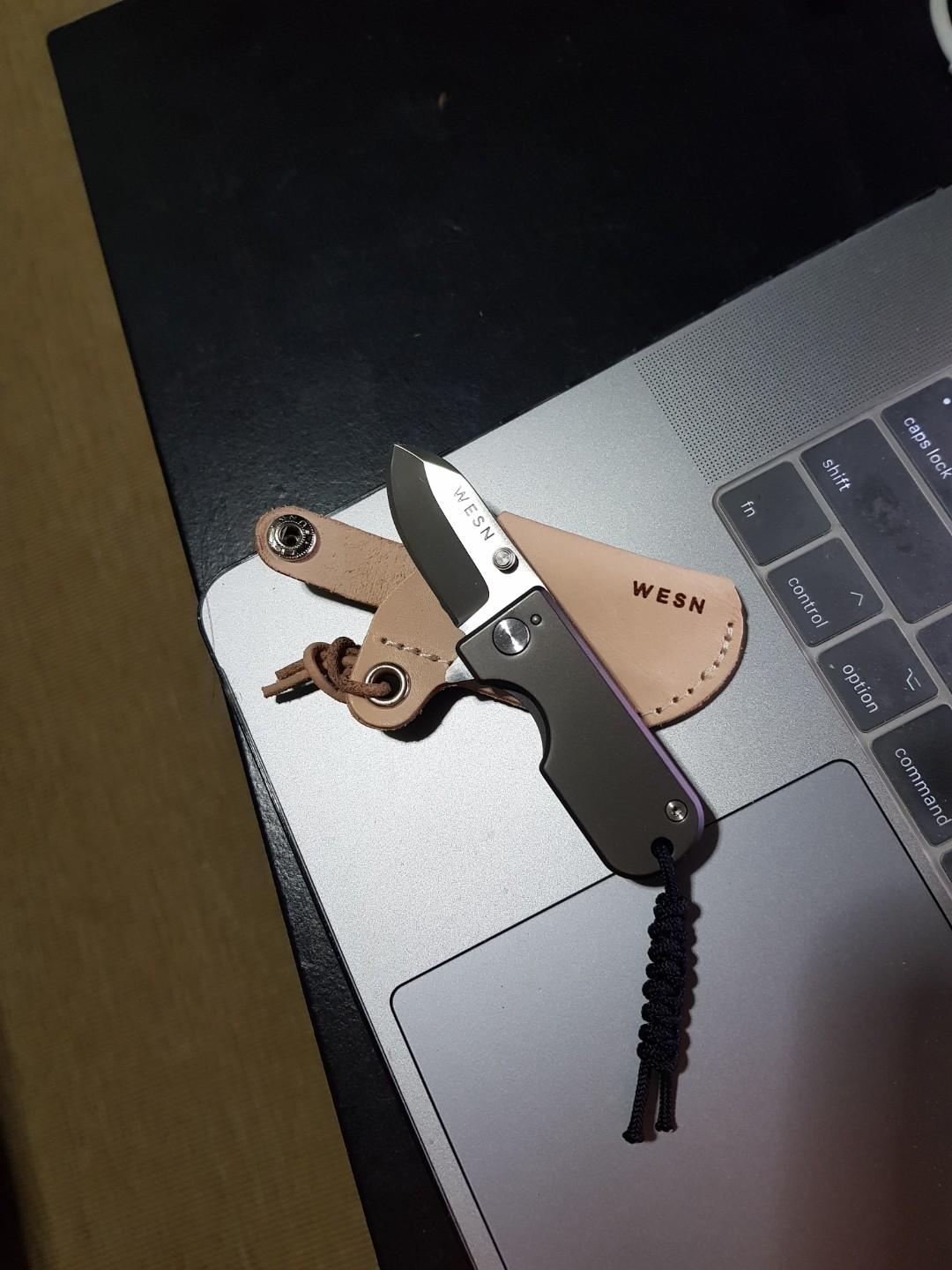 WESN Microblade with Leather Sheath, Furniture & Home Living, Home ...