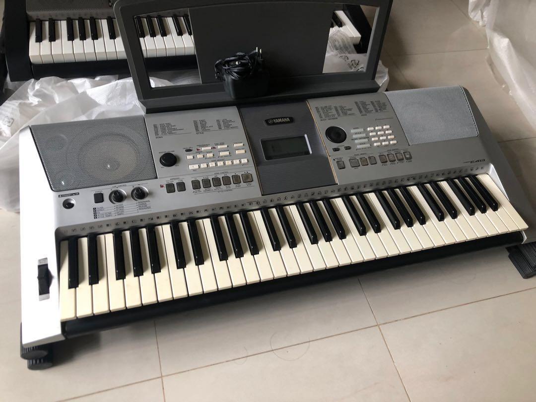 Yamaha PSR E413 Portable Keyboard, Hobbies & Toys, Music & Media ...