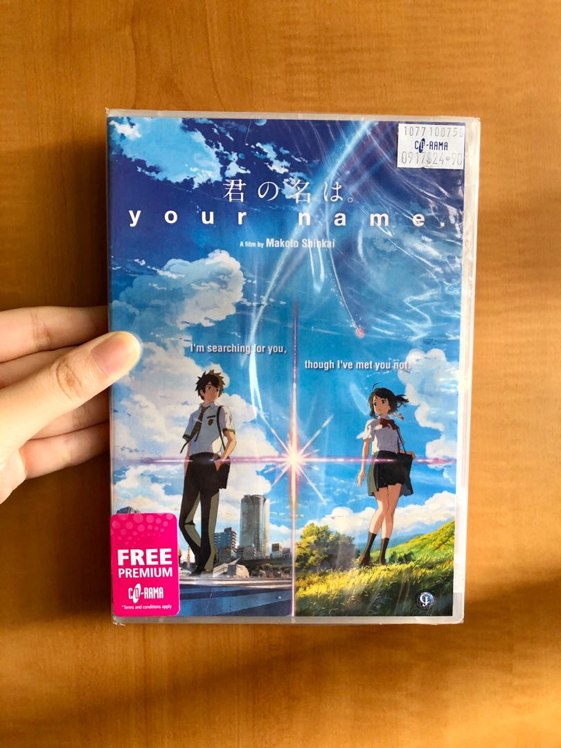 Your Name DVD, Hobbies & Toys, Music & Media, CDs & DVDs on Carousell