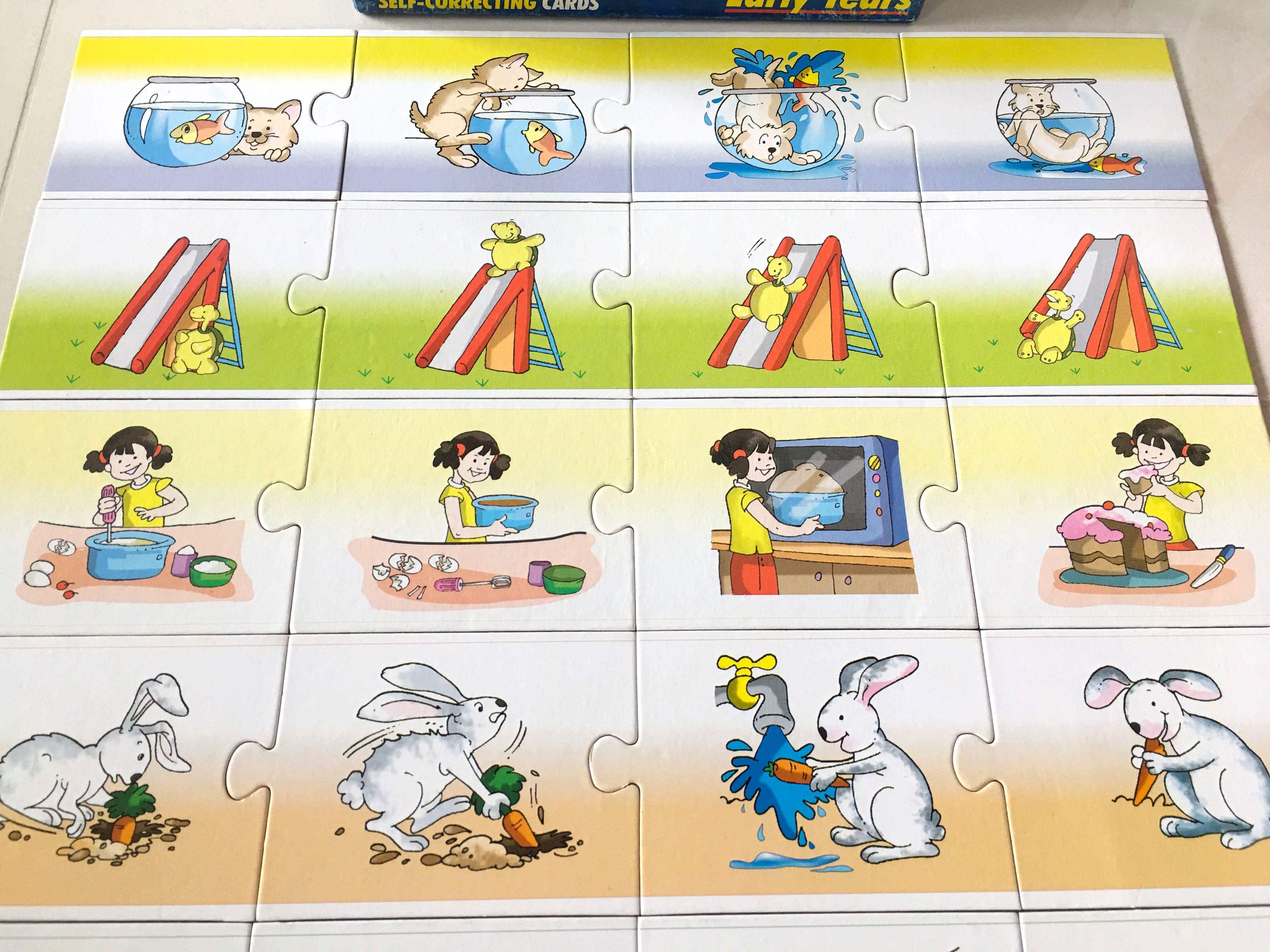 4 Step Sequencing Cards - Puzzles by Smart, Hobbies & Toys, Toys ...