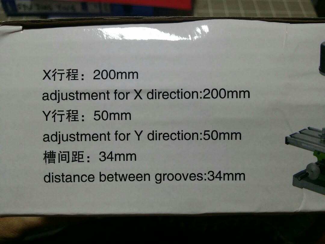 Brand new mini compound x y 2 axis tables platform siding adjustable ...