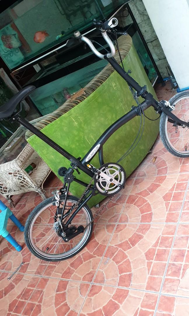 Brompton 3 speed folding bike, Sports Equipment, Bicycles & Parts ...
