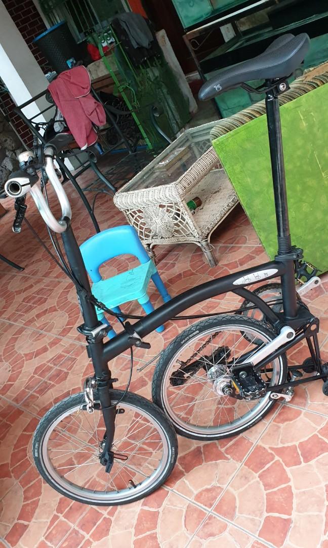 Brompton 3 speed folding bike, Sports Equipment, Bicycles & Parts ...