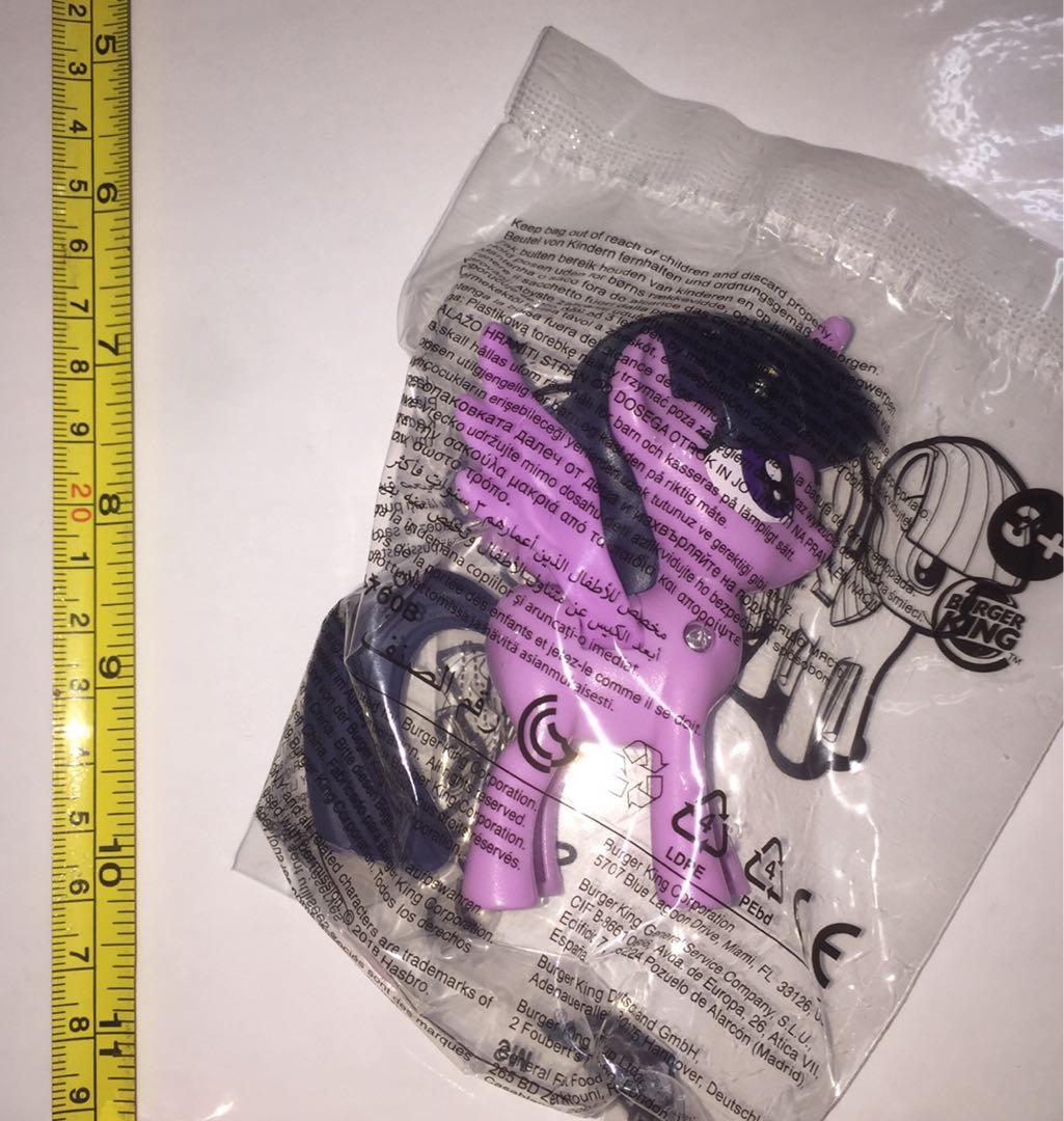 Burger King MLP my little Pony - rainbow dash, twilight sparkle, rarity ...