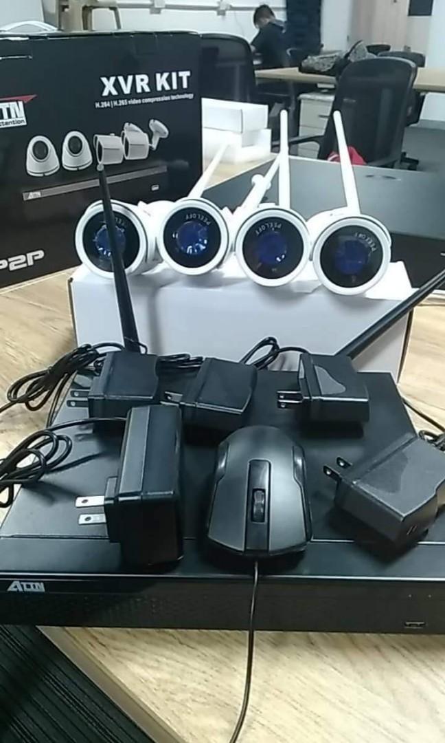 Cctv 4channel kit set, Furniture & Home Living, Security & Locks ...