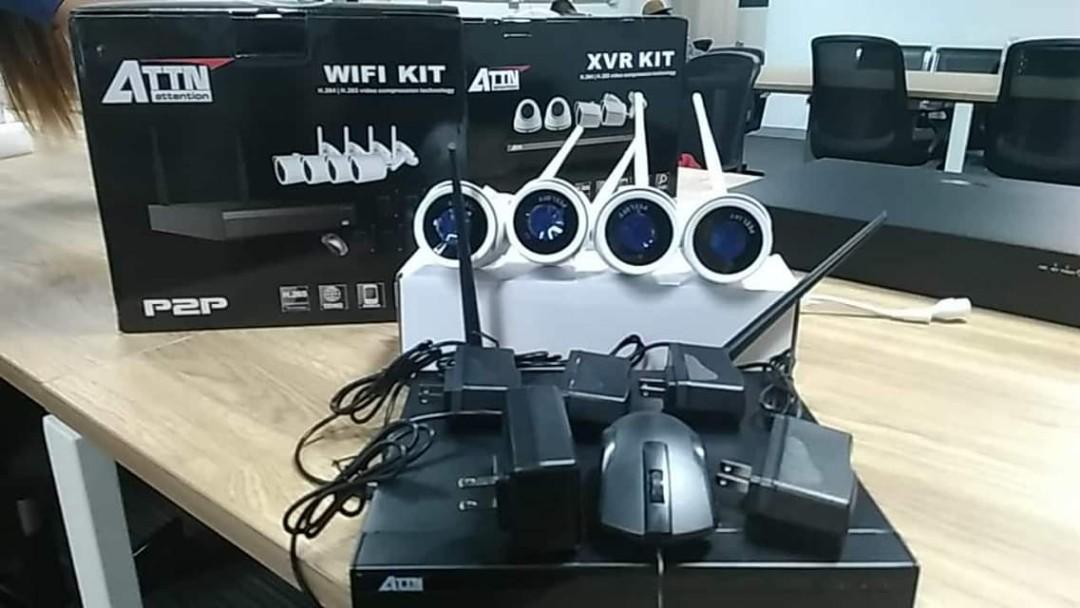 Cctv 4channel kit set, Furniture & Home Living, Security & Locks ...