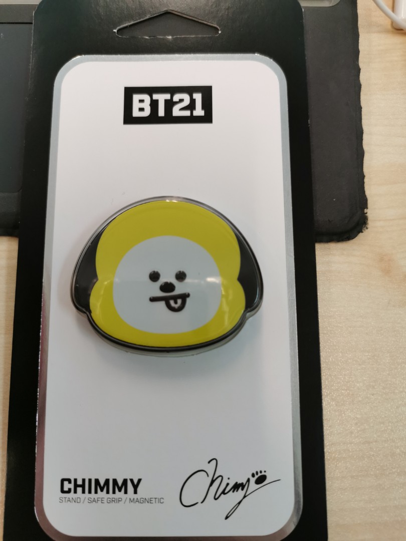 CHIMMY GRIPTOK BT21 BTS, Mobile Phones & Gadgets, Mobile & Gadget ...