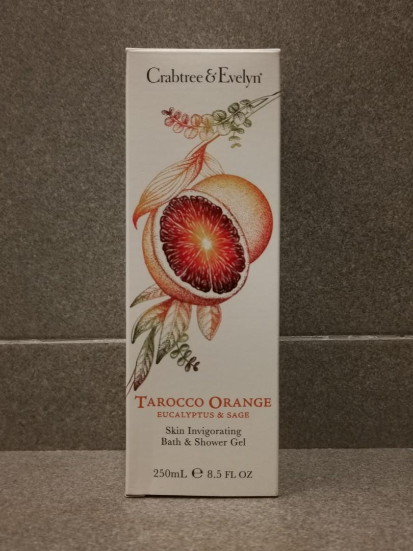 Crabtree & Evelyn Tarocco Orange, Eucalyptus & Sage Bath & Shower Gel, Beauty & Personal Care ...