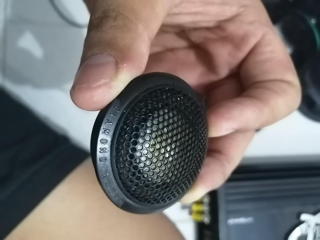 Diamond audio speakers, mid range and high range tweeter and lanzar ...