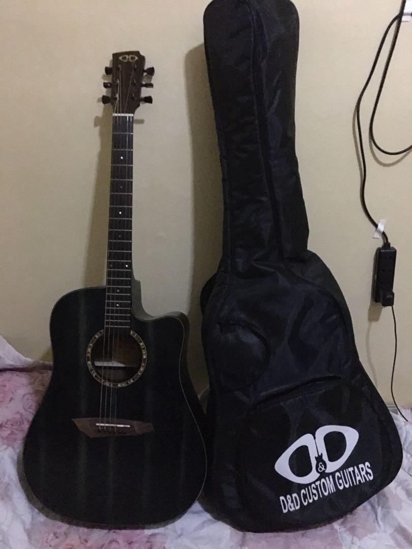 DnD Concord Acoustic-Electric Guitar, Hobbies & Toys, Music & Media ...