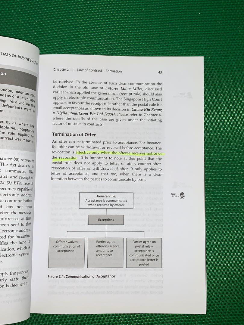 Essential of Business Law textbook, Hobbies & Toys, Books & Magazines ...