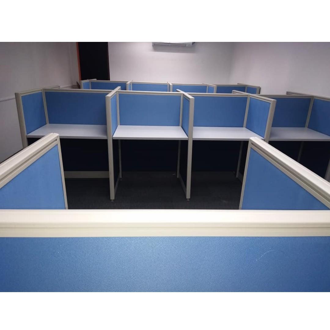 Full Fabric Partition (2 Tone Color) Customized, Furniture & Home ...