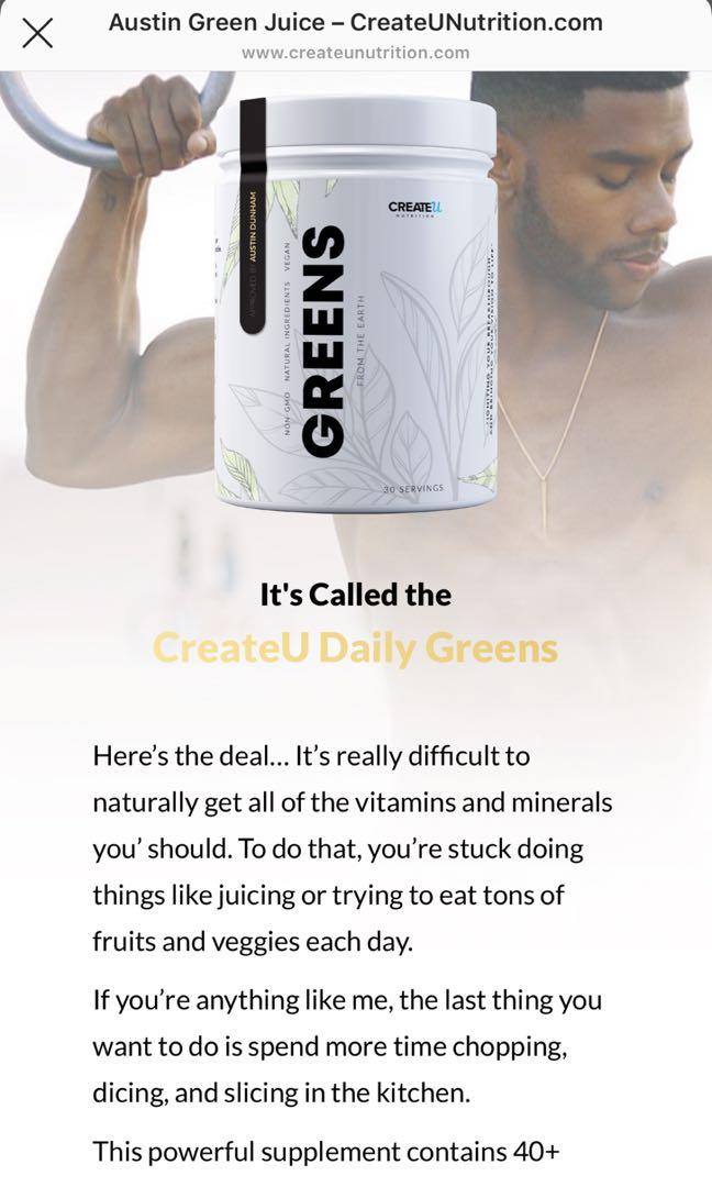 Hulk juice (Greens), Health & Nutrition, Health Supplements, Health ...