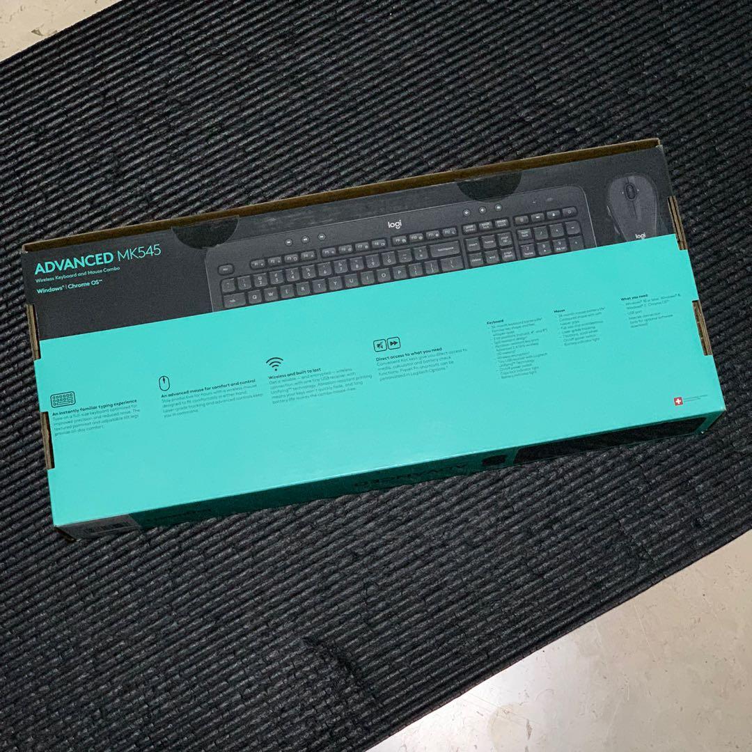 Logitech MK545 Advanced Wireless Keyboard + Mouse Set, Computers & Tech, Parts & Accessories ...