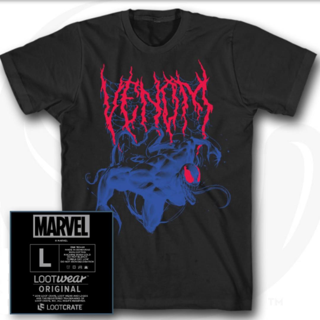 Lootwear Exclusive MARVEL Venom T-Shirt (Women's Size), Luxury, Apparel ...