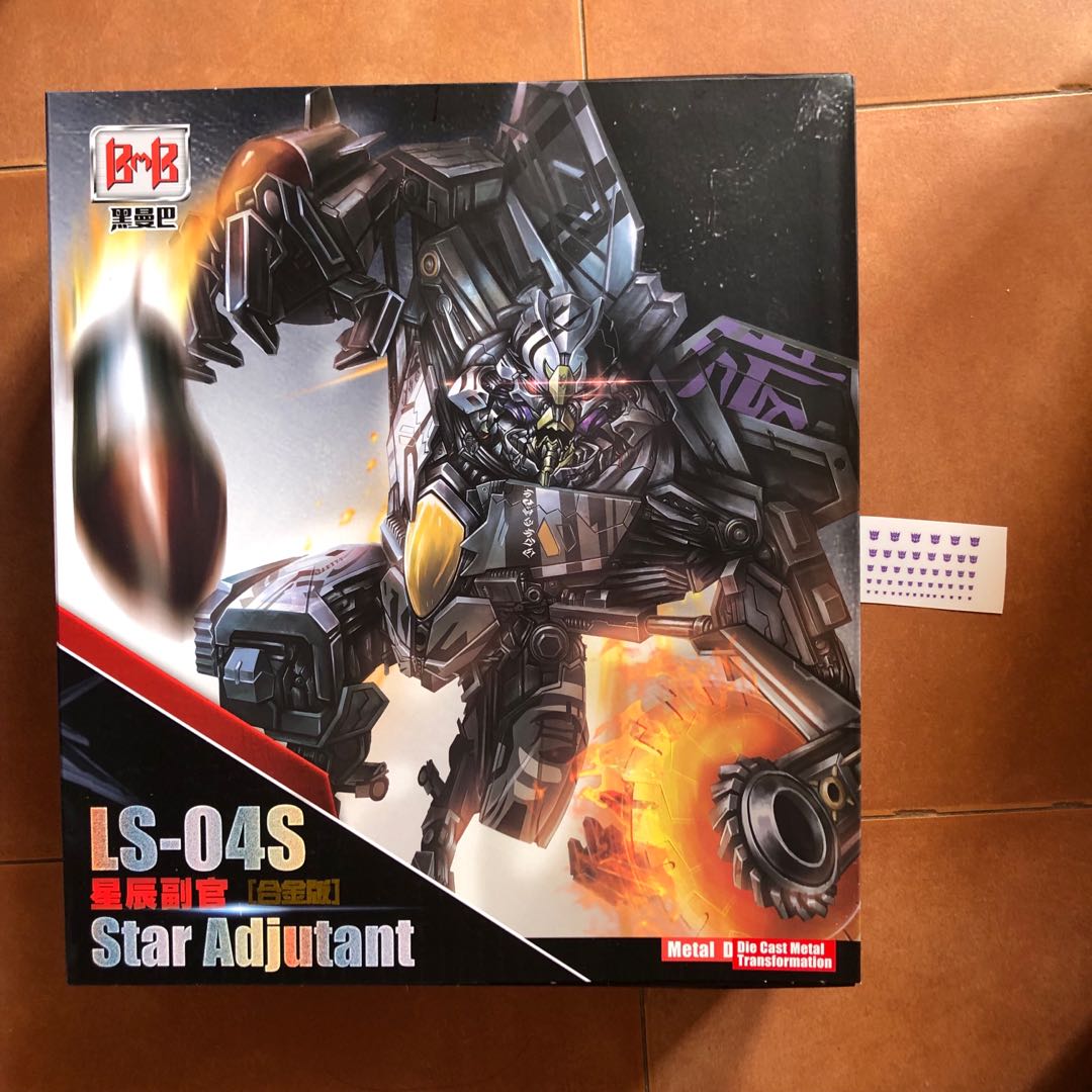 Transformers Black Mamba BMB - LS-04S LS04S Star Adjutant plus one free ...