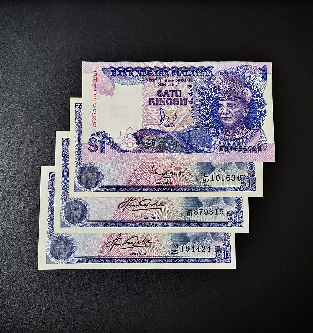 Malaysia 3rd 4th & 6th Series RM1 Banknote, Hobbies & Toys, Memorabilia ...