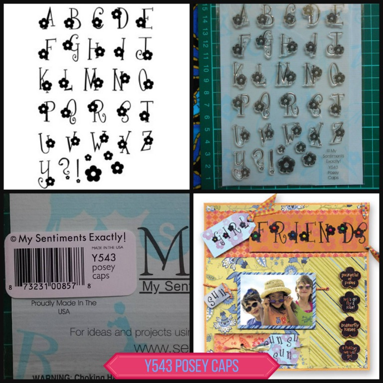 MSE! Y543 Posey Caps Photopolymer Alphabet Stamps, Hobbies & Toys ...
