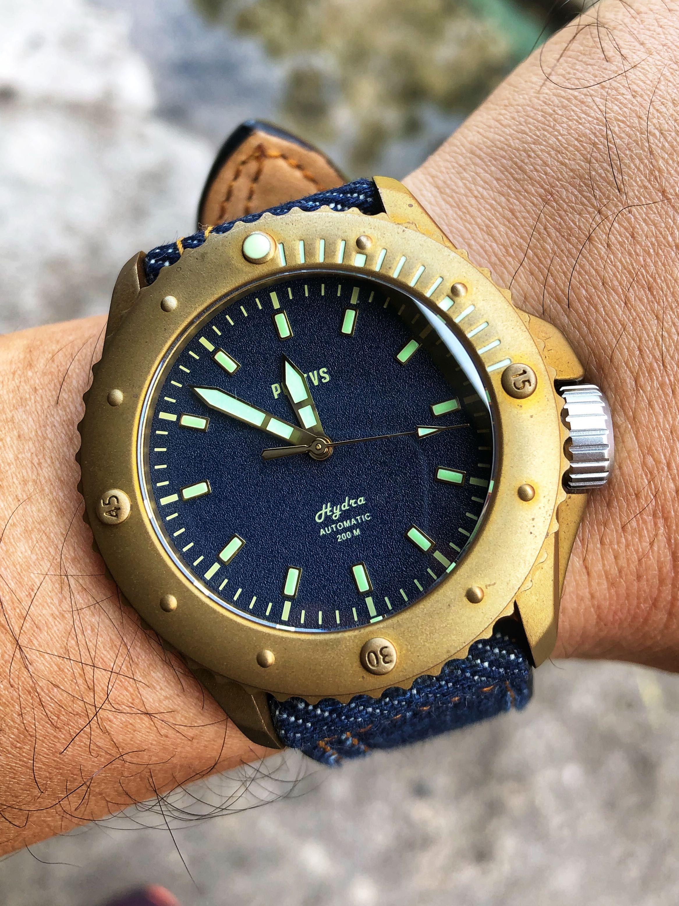 PONTVS Automatic Brass Diver Watch, Men's Fashion, Watches ...