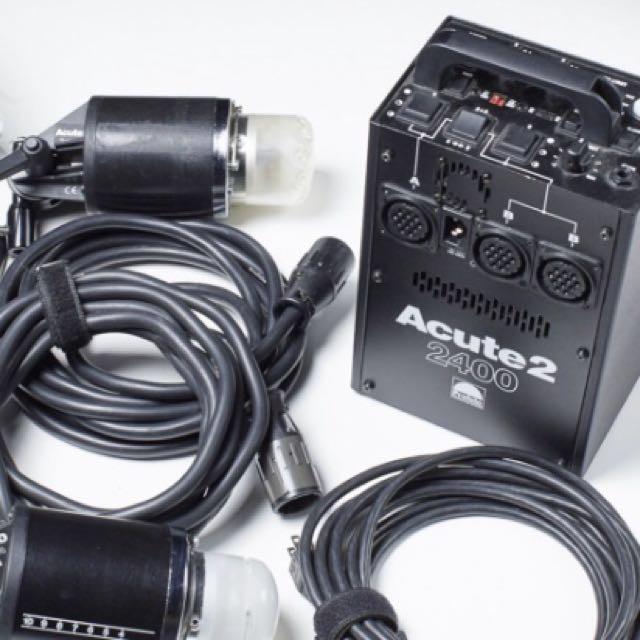 Profoto Acute 2 2400w Generator and 2 x D4 Heads, Photography ...