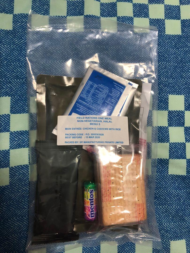 SAF Combat Ration, Food & Drinks, Chilled & Frozen Food on Carousell