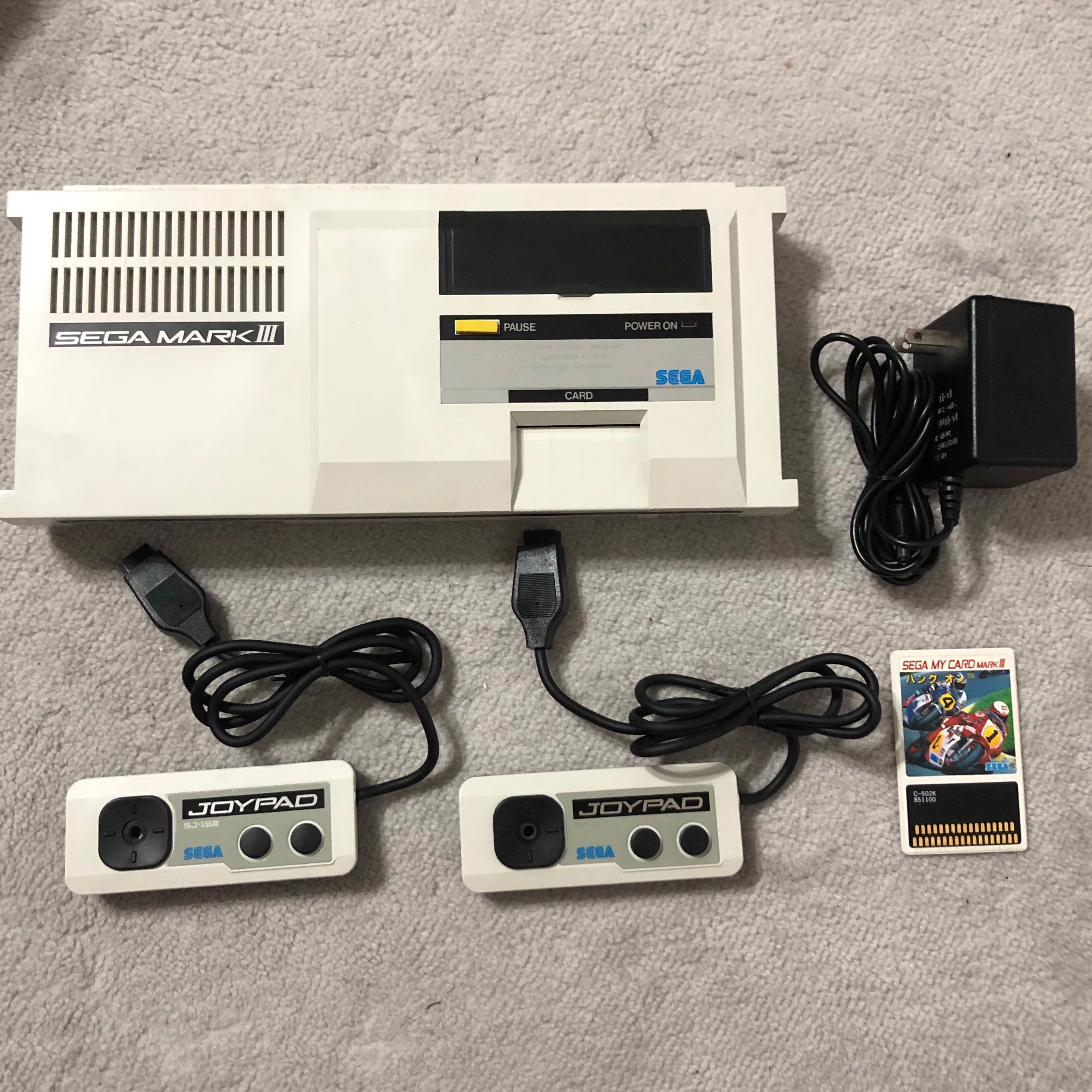 Sega Mark III Console (pre-owned), Video Gaming, Video Game Consoles ...