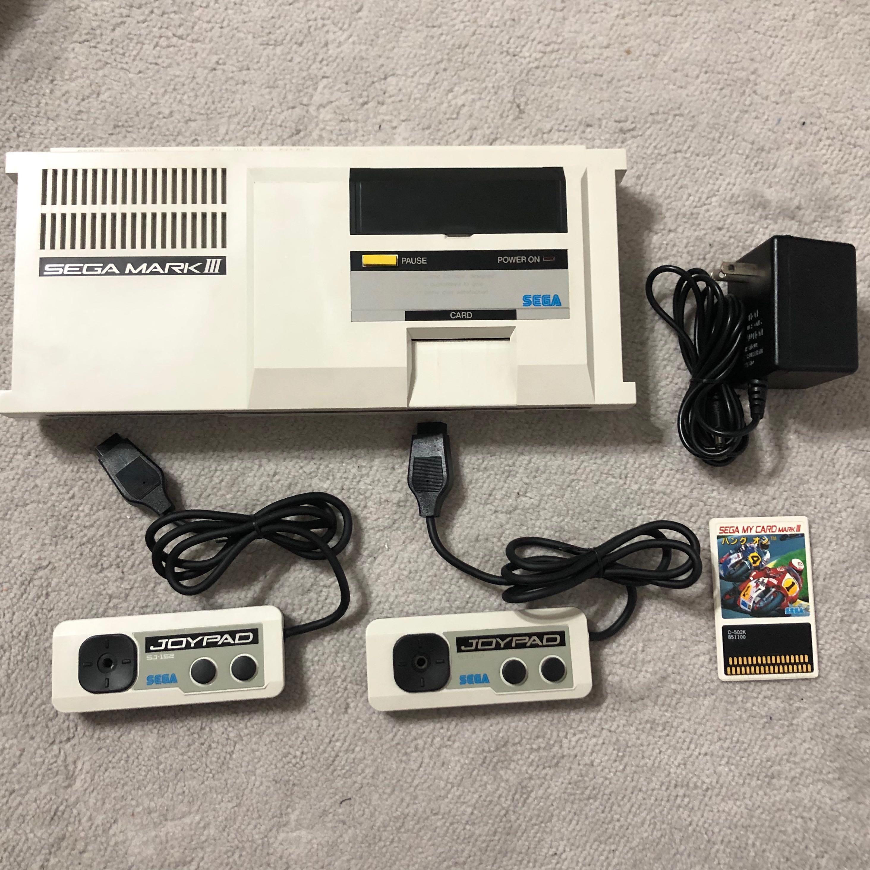 Sega Mark III Console (pre-owned), Video Gaming, Video Game Consoles ...