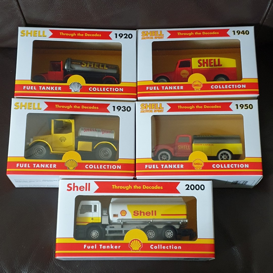 SHELL Through The Decades Fuel Tanker Collection (1920/1930/1940/1950 ...