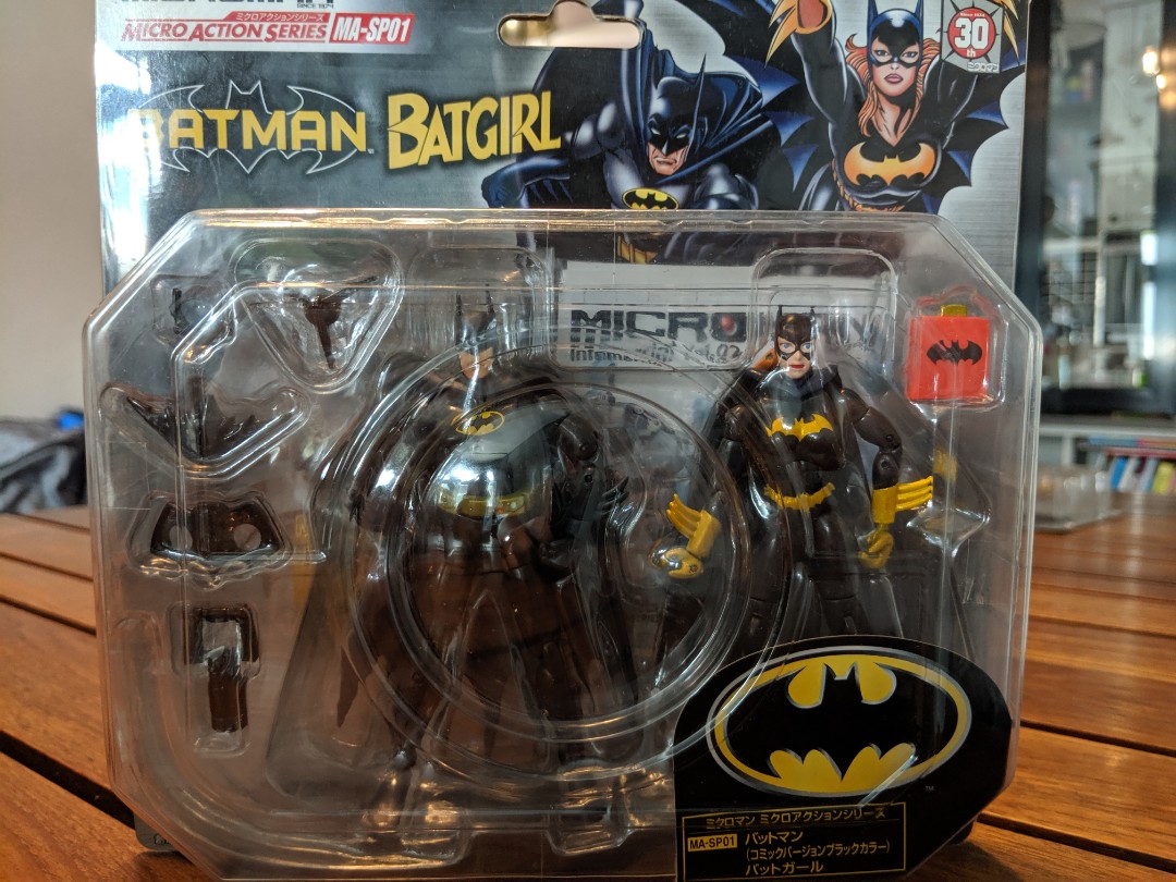 Takara Microman - Batman + Batgirl set, Toys & Games, Bricks ...
