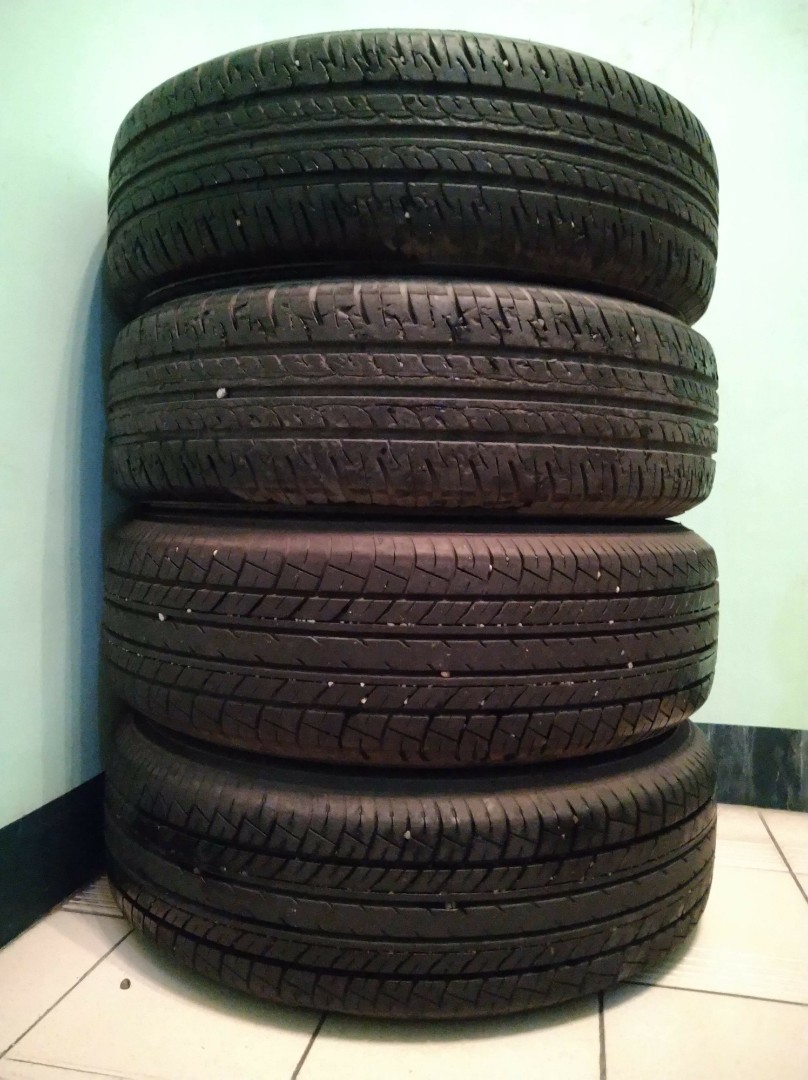 Toyota Vios 2017 - OEM 15" Mags with Tires & Lug Nuts, Car Parts & Accessories, Mags and Tires ...