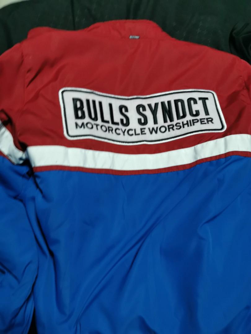 Vintage Bike Jacket Bulls Syndicate, Men's Fashion, Coats, Jackets and ...