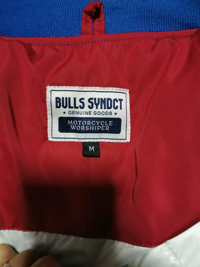 Vintage Bike Jacket Bulls Syndicate, Men's Fashion, Coats, Jackets and ...