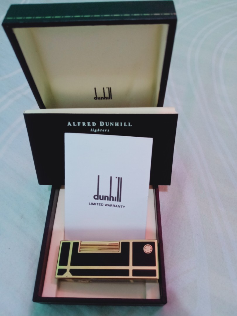 Vintage Black Laquer Rollagas, Dunhill Lighter, Women's Fashion ...