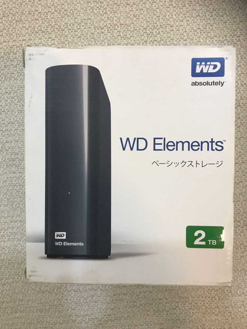 WD Elements External Drive 2TB, Computers & Tech, Parts & Accessories ...