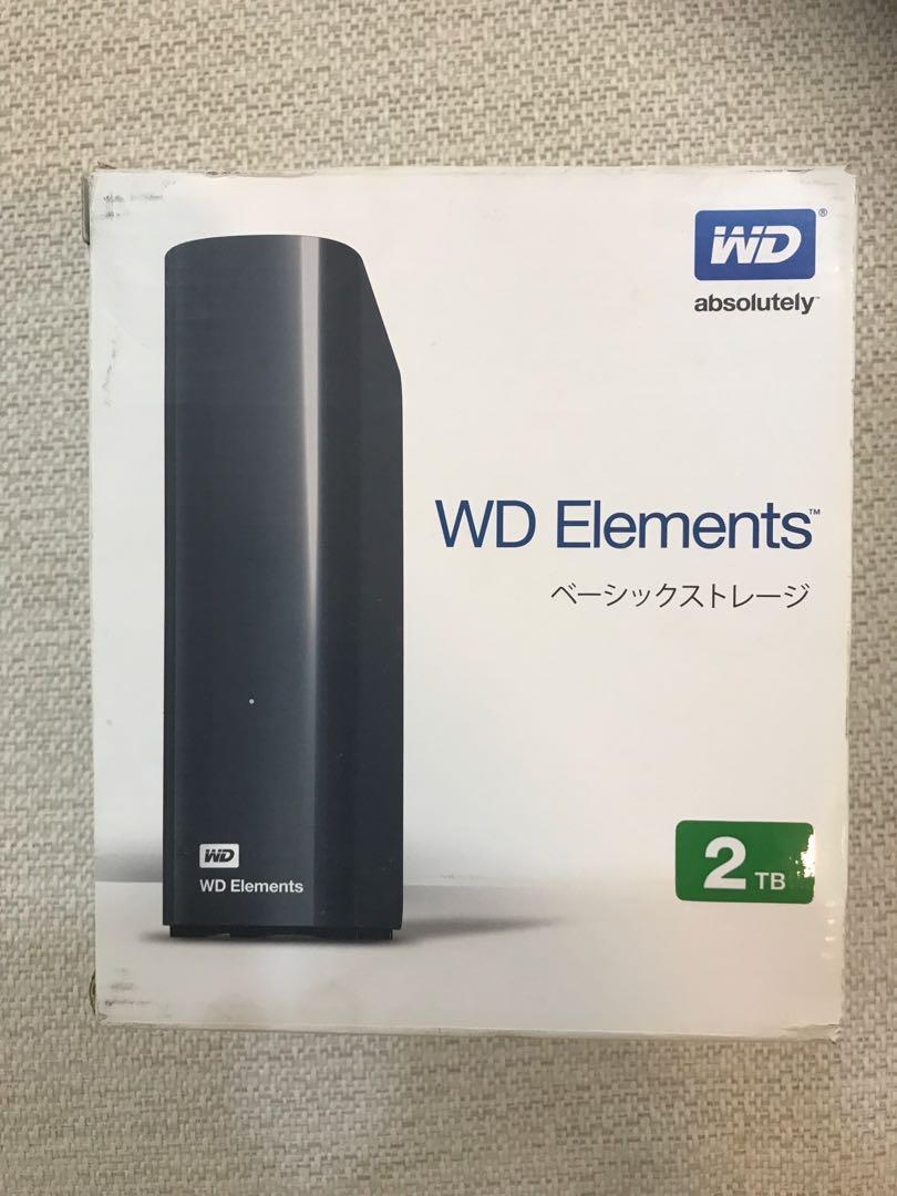WD Elements External Drive 2TB, Computers & Tech, Parts & Accessories ...