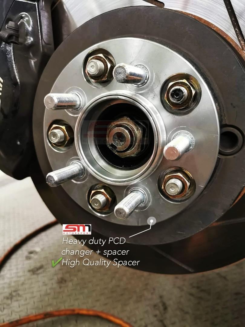Wheel Spacer PCD Converter Universal, Auto Accessories on Carousell