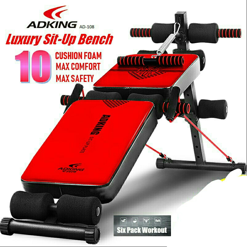 ADKING AD-108 Top Fitness Gym Push Sit Ups 6 Six Pack ABS Supine Board ...