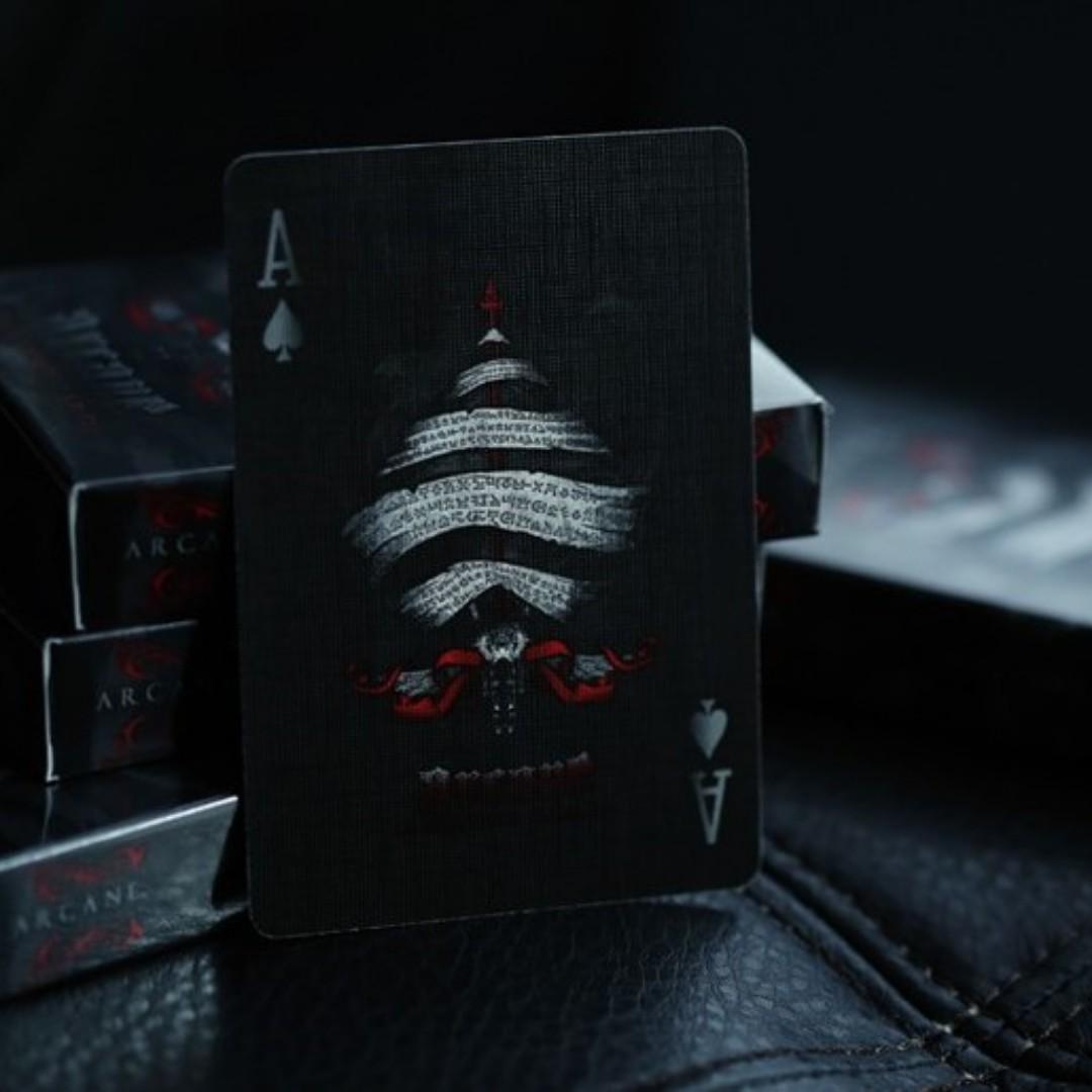 Arcane Red Playing Cards, Hobbies & Toys, Toys & Games on Carousell